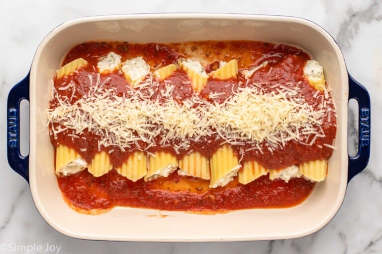 Delicious Cheese Manicotti - Simple Joy