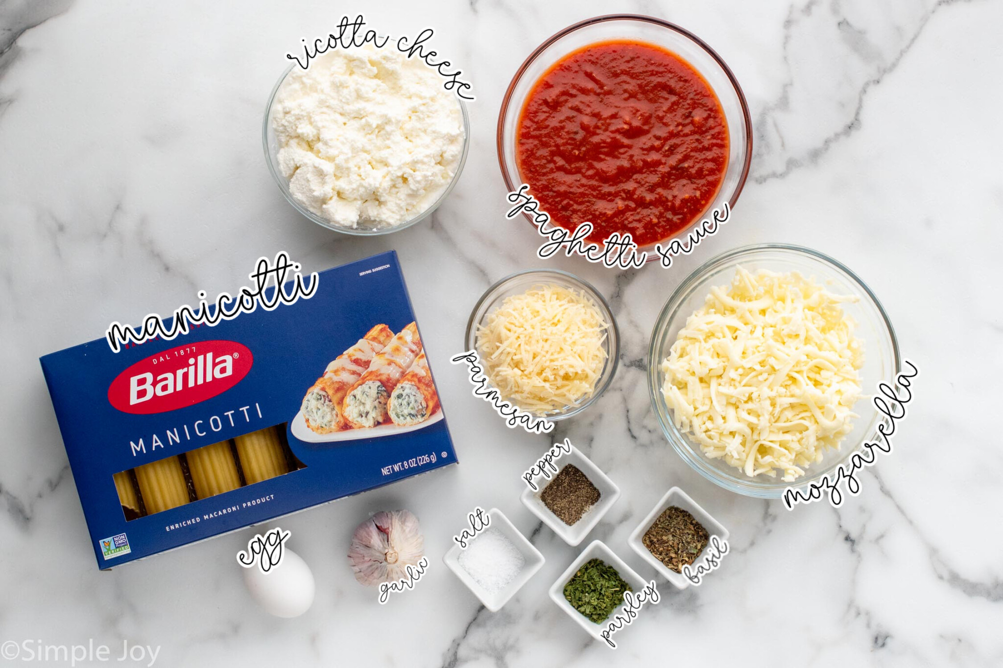 Delicious Cheese Manicotti - Simple Joy