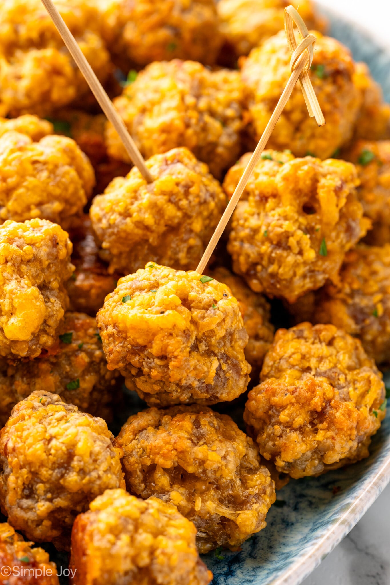 3 Ingredient Sausage Balls - Simple Joy