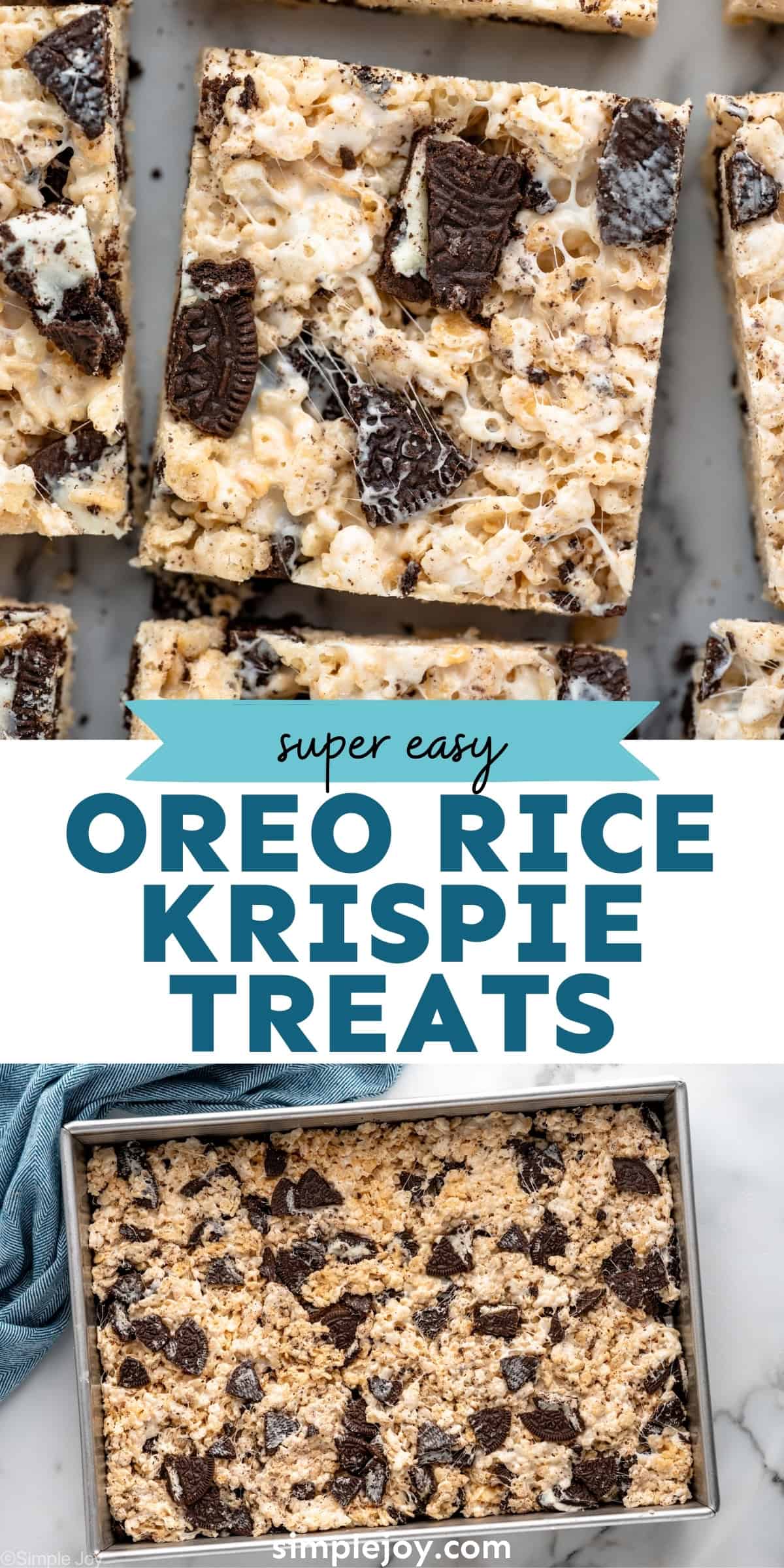 Oreo Rice Krispie Treats - Simple Joy