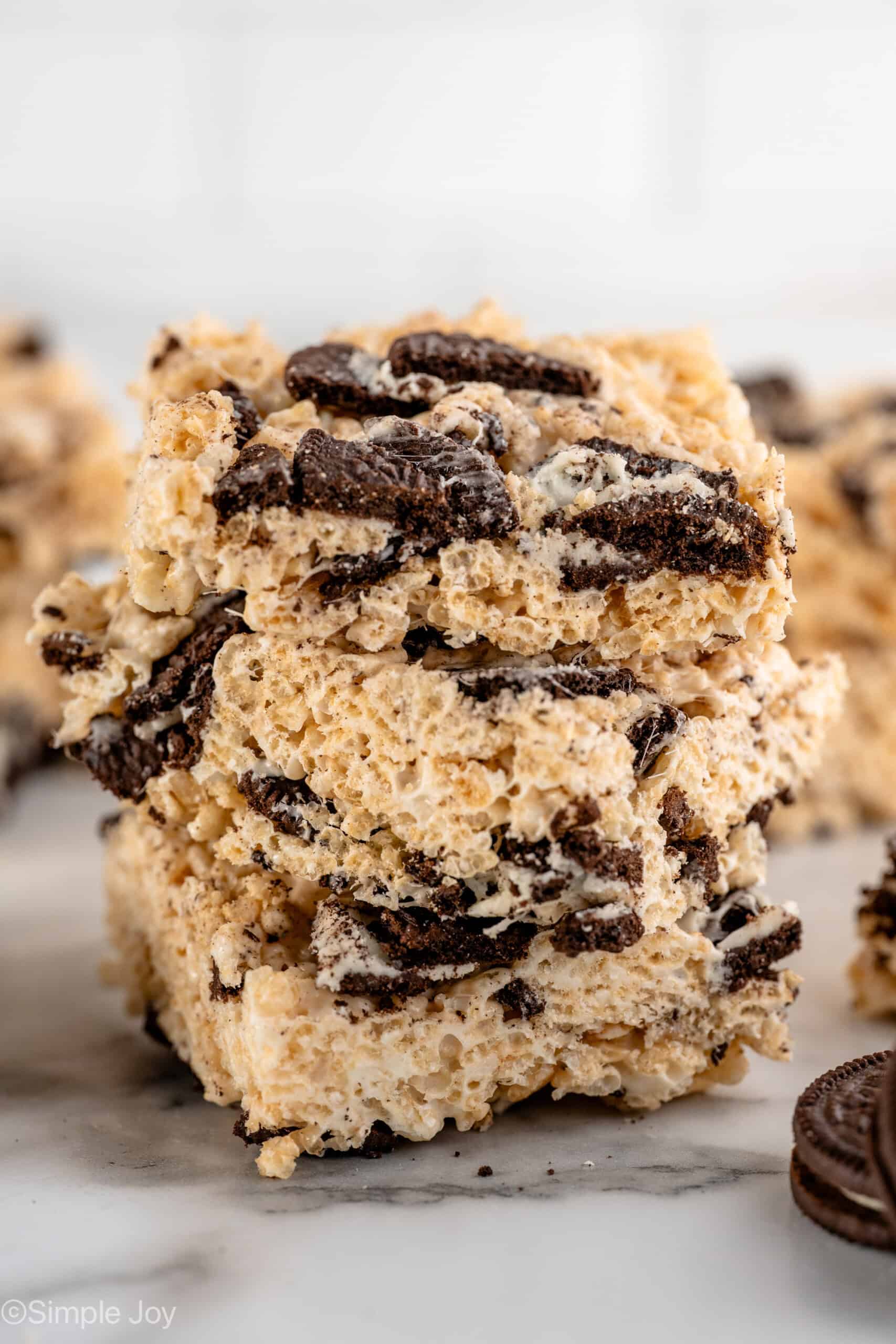 Oreo Rice Krispie Treats - Simple Joy