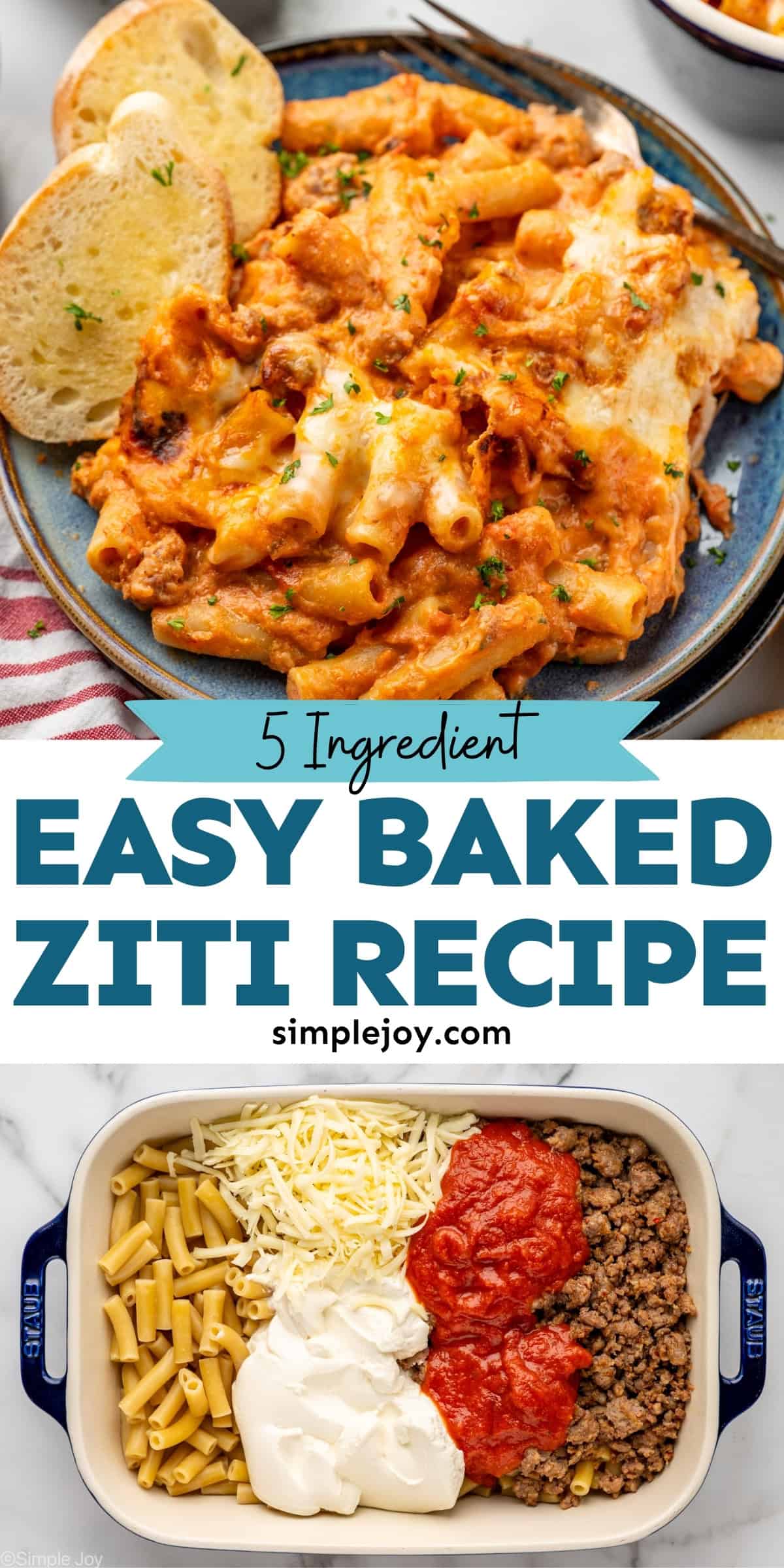 The Back-Pocket 5-Ingredient Baked Ziti You’ll Crave Weekly - Simple Joy